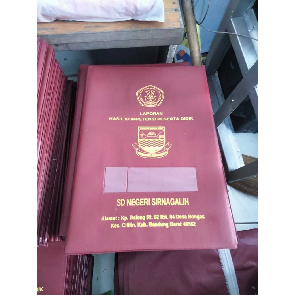 Jual Map Sampul Rapor Custom Semua Jenjang (isi 20 Lembar) | Shopee ...