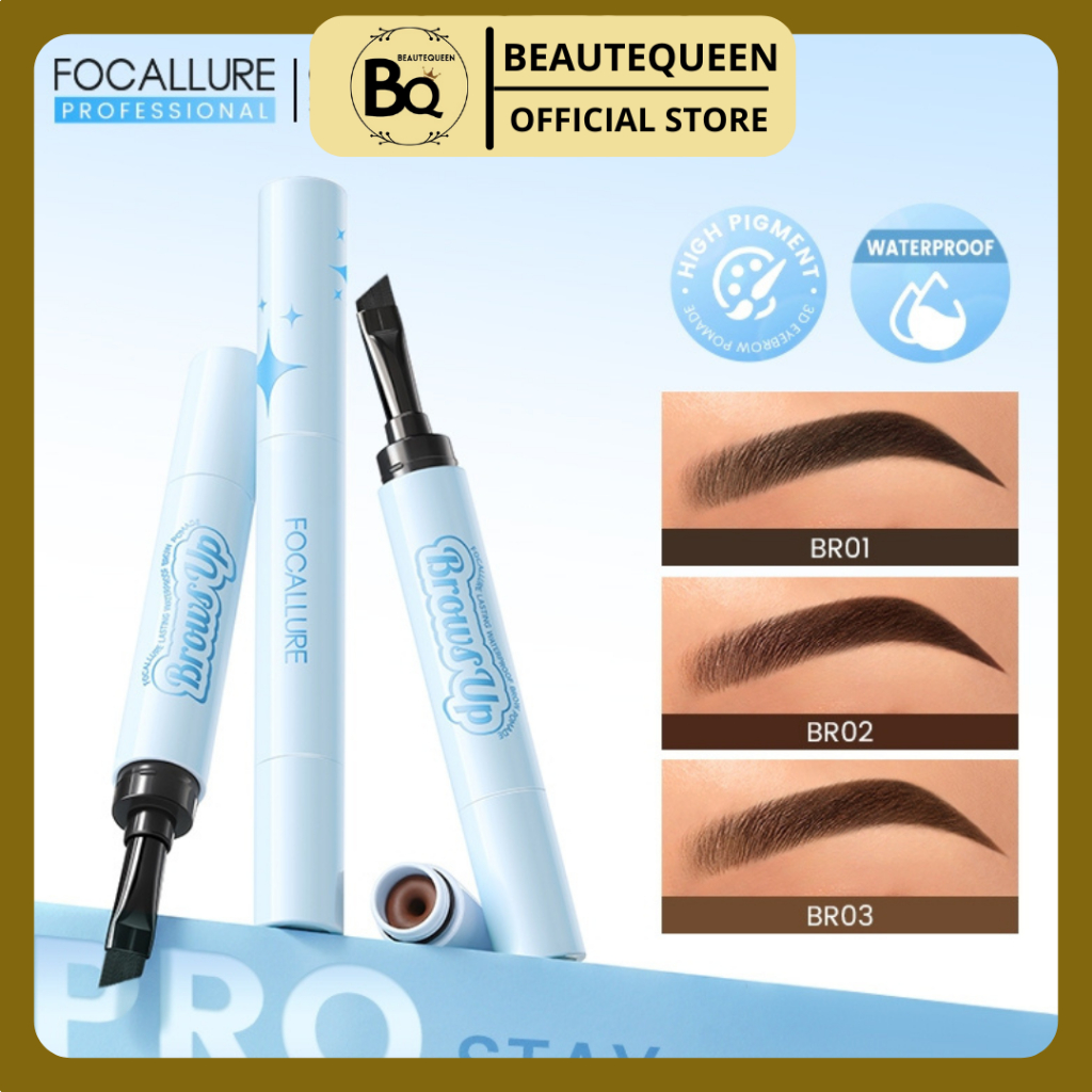 Jual FOCALLURE (FA-E23) Eyebrow Pomade Cream 2-In-1 Sweat-proof Multi ...