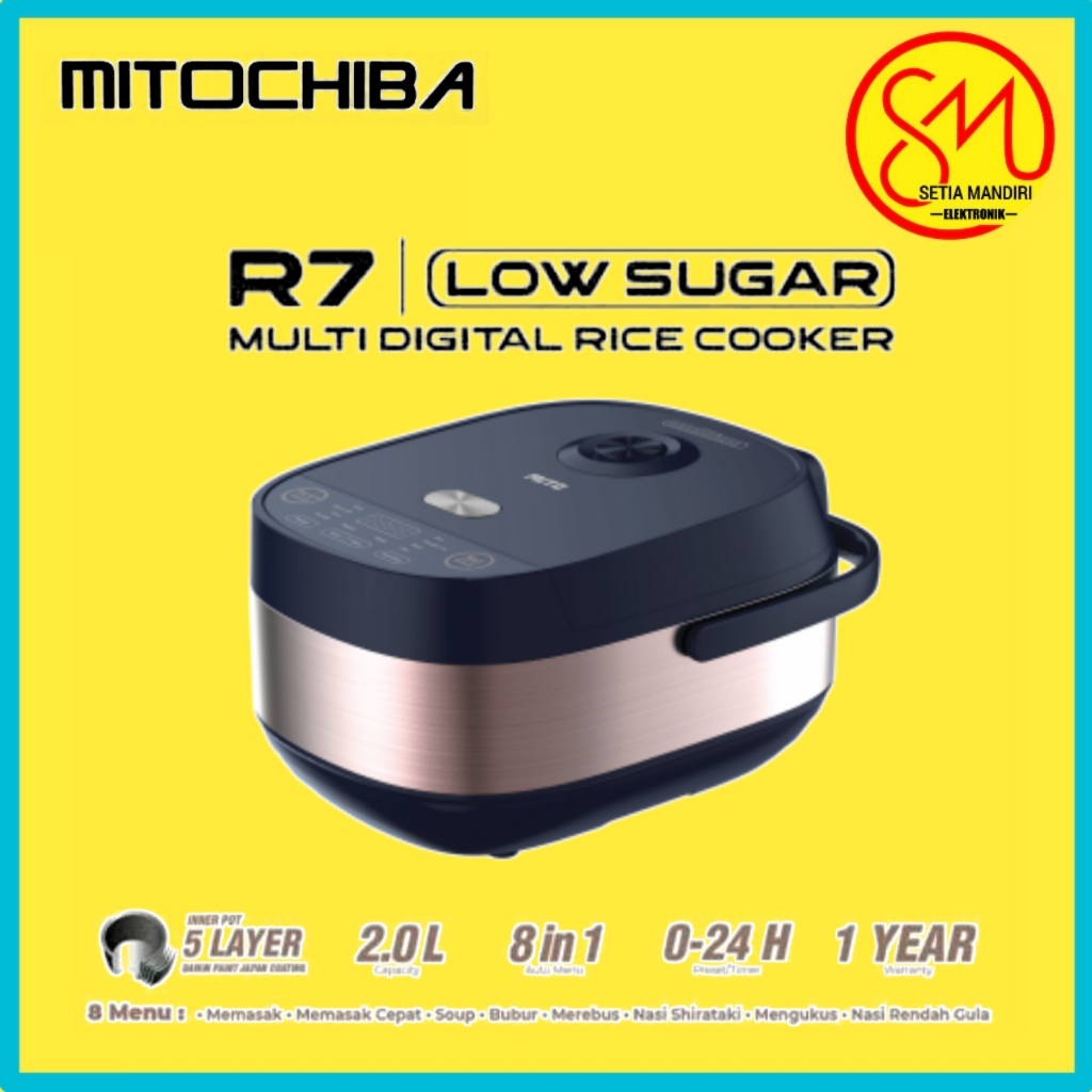 Jual MITO Low Carbo Low Sugar Rice Cooker R7 R 7 R-7 Rice cooker Rendah Gula Japan Quality ...