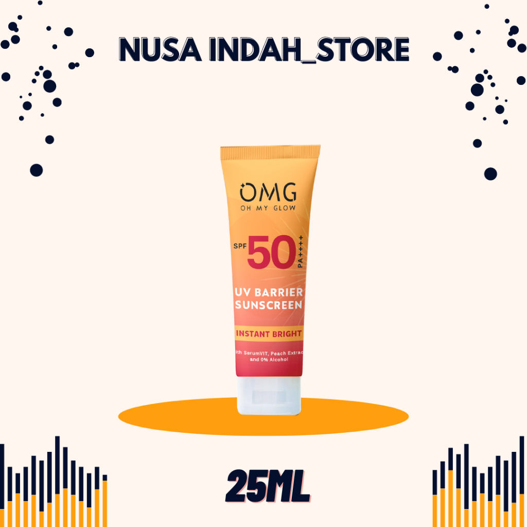 Jual OMG UV Barrier Sunscreen SPF 50 PA++++ 25 ml | Shopee Indonesia