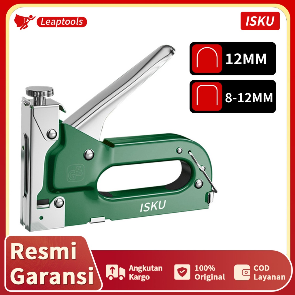 Jual Isku Staples Gun/Alat Staples/Staples Tembak 3 in 1/Metal Tacker ...