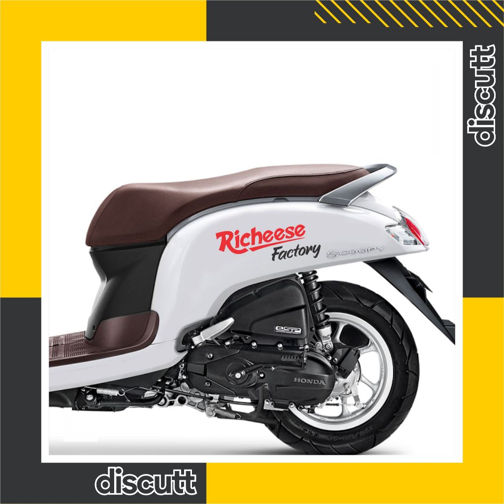 Jual [DC] STICKER CUTTING BODY MOTOR TEPONG VESPA SCOOPY GENIO FILLANO ...