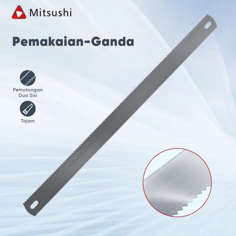 Jual Mitsushi Pisau Gergaji Besi dengan Sisi Ganda 1 buah Pisau Gergaji ...