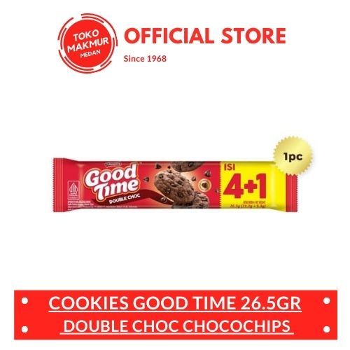 Jual COOKIES GOOD TIME DOUBLE CHOC CHOCOCHIPS 26.5 GR | Shopee Indonesia