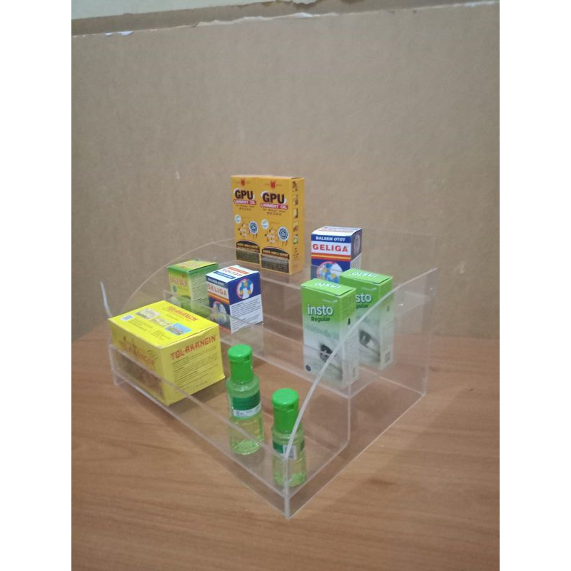 Jual Akrilik rak tempat obat obatan | Shopee Indonesia
