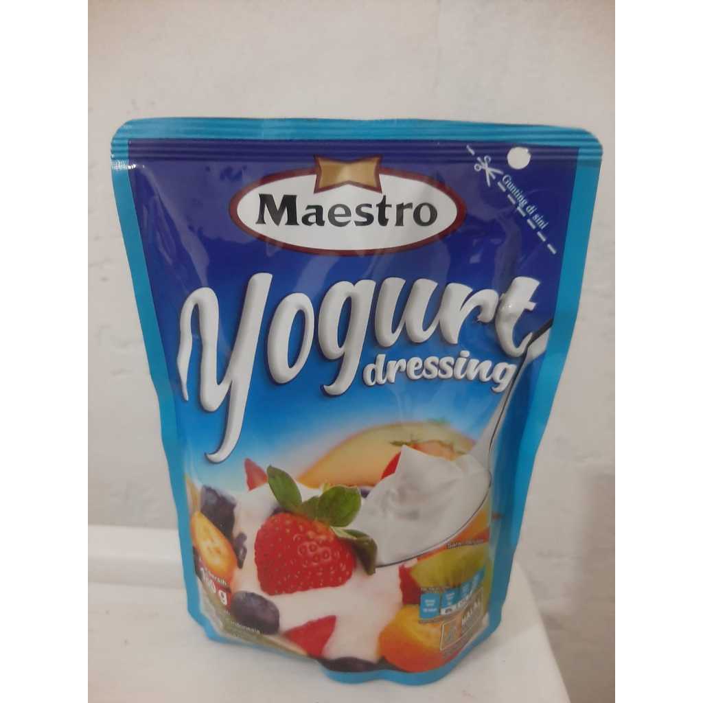 Jual MAESTRO YOGURT DRESSING 180 GR YOGHURT MAYO SALAD BUAH | Shopee Indonesia