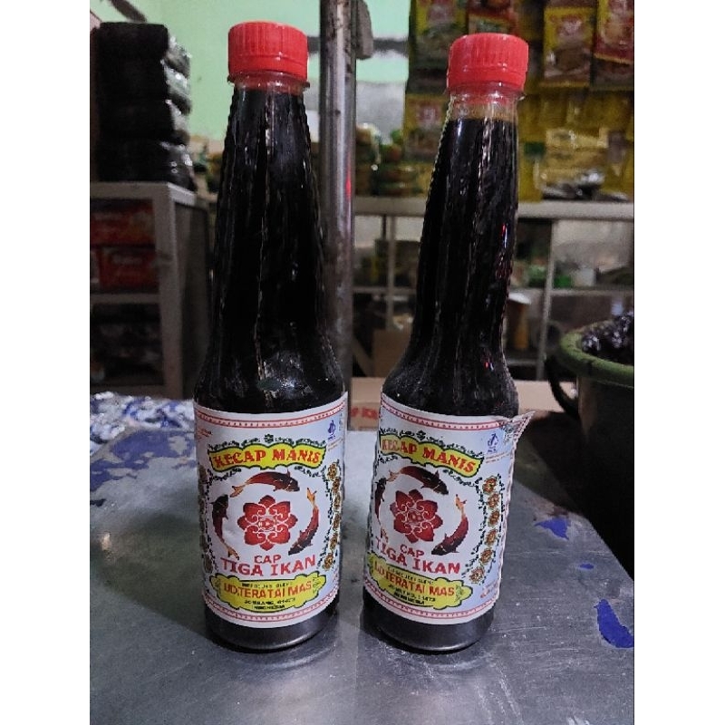 Jual Kecap Manis Cap Tiga Ikan (600ml) | Shopee Indonesia