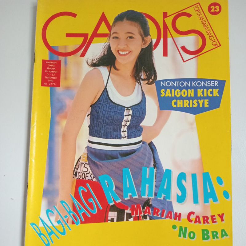 Jual Majalah Gadis Tahun 1994 Cover Egidia | Shopee Indonesia