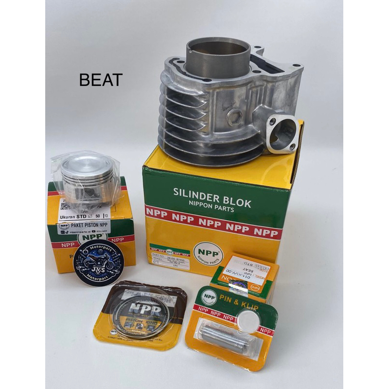 Jual JVS-BLOK SEHER BORING CYLINDER BEAT KARBU SPACY SCOOPY SET PLUS PISTON KIT KVY NPP ORIGINAL ...
