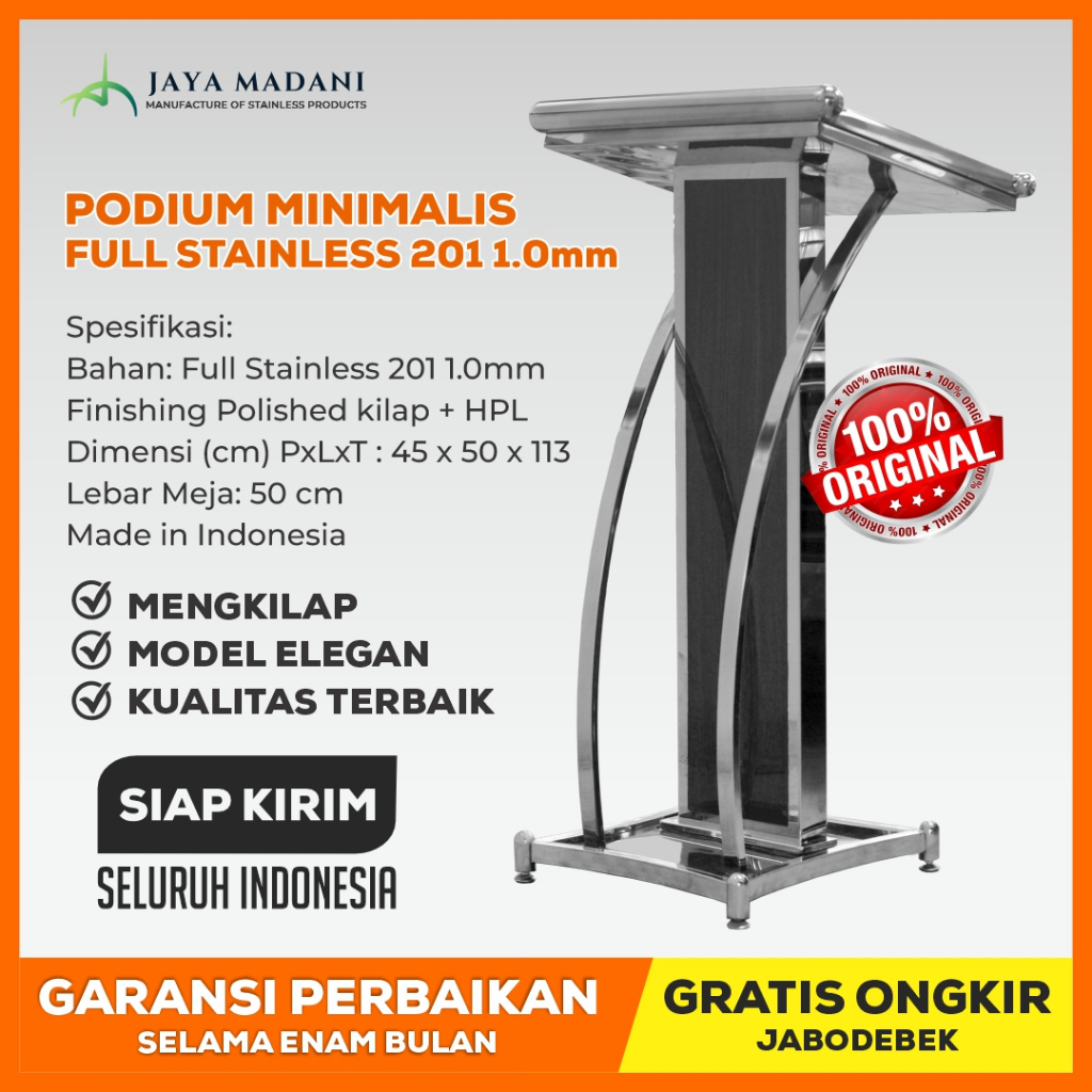 Jual Podium Minimalis Stainless | Shopee Indonesia