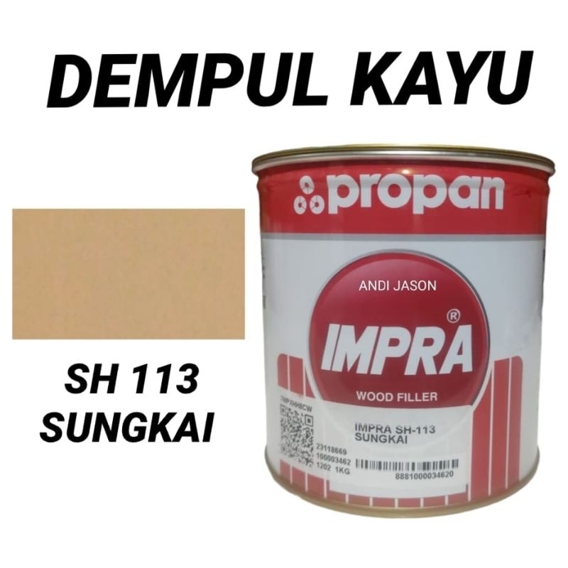 Jual DEMPUL KAYU IMPRA 1KG SH-115 SUNGKAI IMPRA WOOD FILLER | Shopee ...