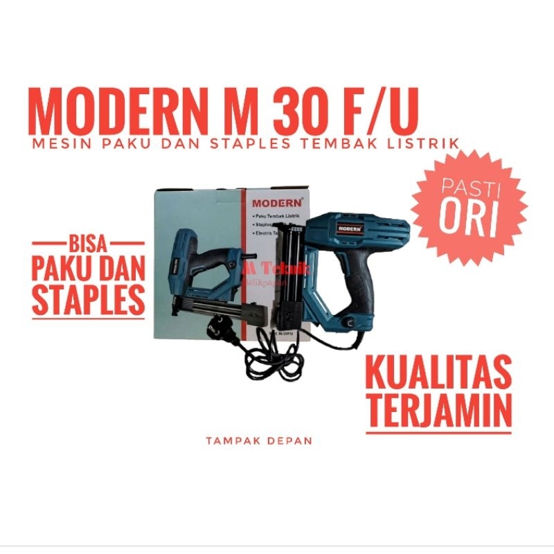 Jual Mesin Paku dan Staples tembak listrik Modern M 30 F U air nailer ...