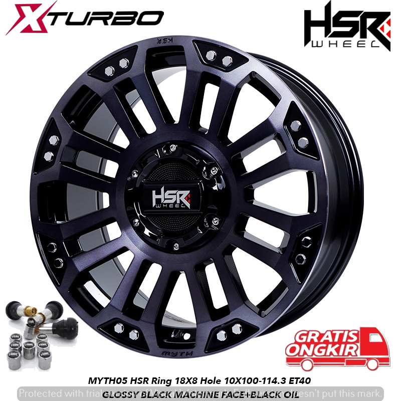 Jual VELG MODEL OFFROAD ORIGINAL HSR MYTH RING 18 HOLE 5X114,3 COCOK UNTUK XPANDER RUSH TERIOS ...