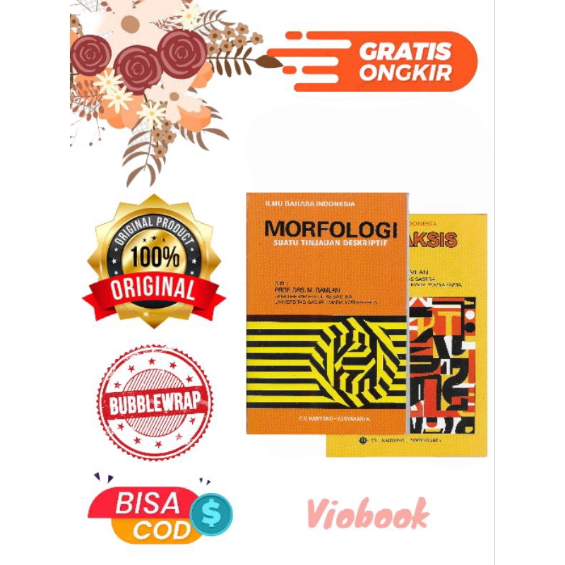 Jual Ilmu Bahasa Indonesia Sintaksis - Morfologi Prof. Drs. M. Ramlan ...