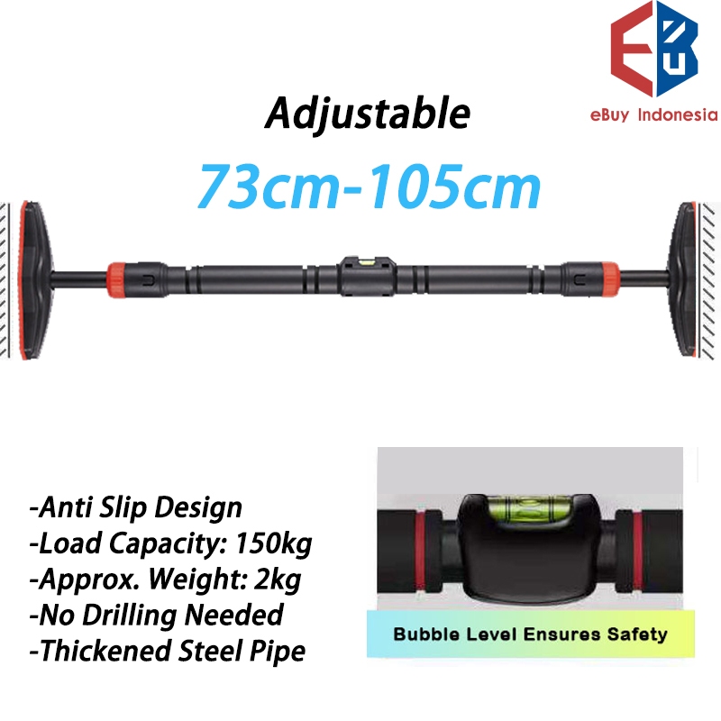 Jual Pull up bar Door Chinning Bar Pull UP bar Adjustable Door Pull up ...