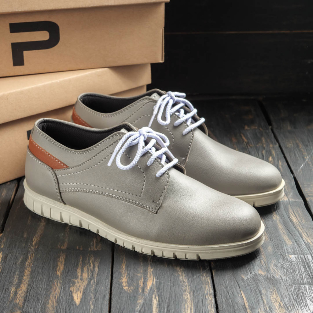 Jual PAULMAY - Sepatu Sneakers Pria Modena 45 - Grey | Shopee Indonesia
