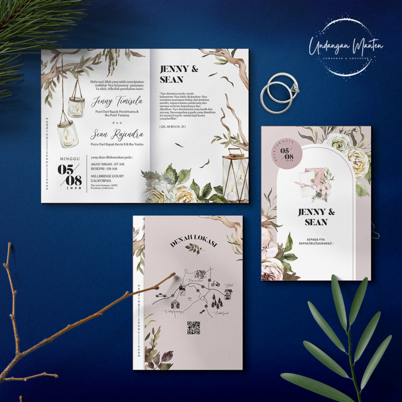 Jual Undangan Pernikahan NRA019 - Undangan Premium - Undangan Murah ...