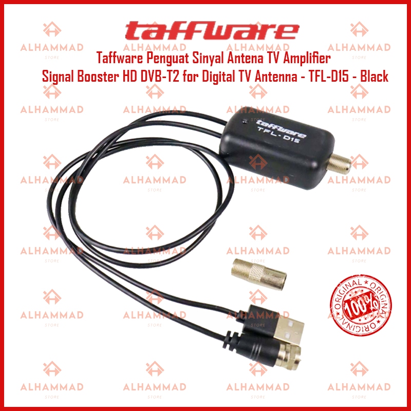 Jual Taffware Penguat Sinyal Antena TV Amplifier Signal Booster DVB-T2 ...