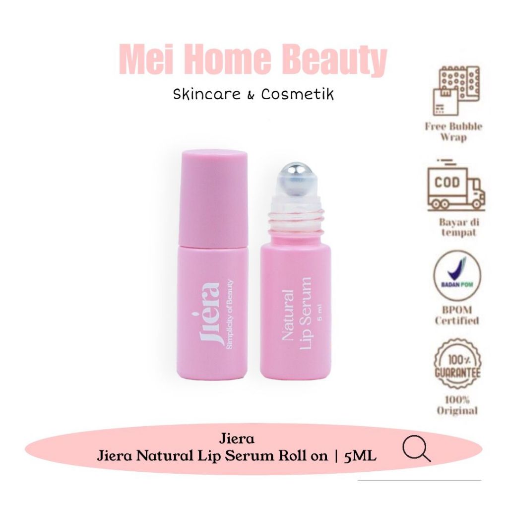 Jual Jiera Natural Lip Serum 5ml Roll on | Serum Pencerah Bibir Dengan ...
