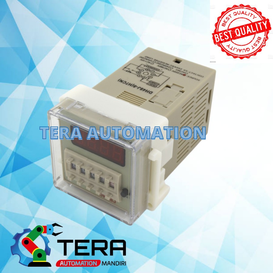 Jual DH48J 8 DH48J-8 Digital Counter Relay dan socket READY STOK ...