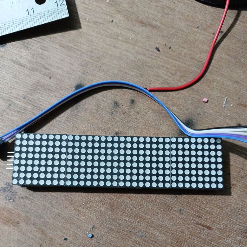 Jual MAX7219 LED dot matrik module Runing text | Shopee Indonesia
