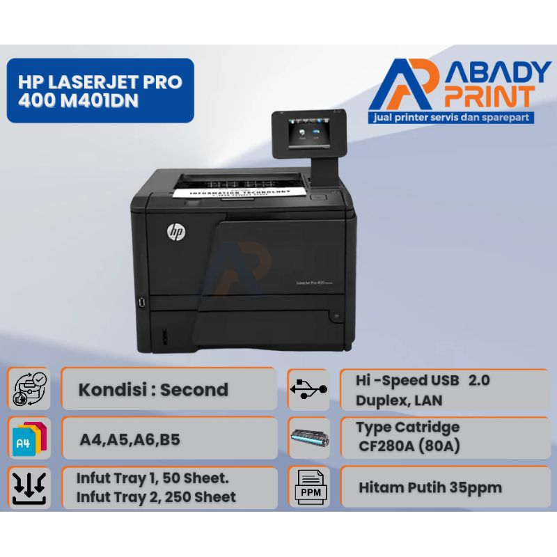 Jual Hp Laserjet Pro 400 M401dn | Shopee Indonesia