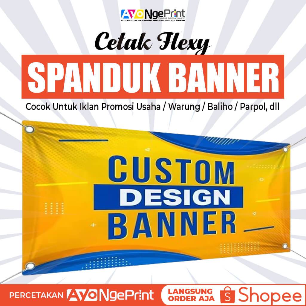 Jual Cetak Banner Murah / Print Spanduk Flexy Murah Satuan High Ress / Sehari Jadi | Shopee ...