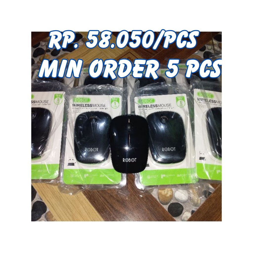Jual Rp. 58.000 Min 5 Pcs // Mouse Robot M220 Fashionable Wireless 2.4G ...