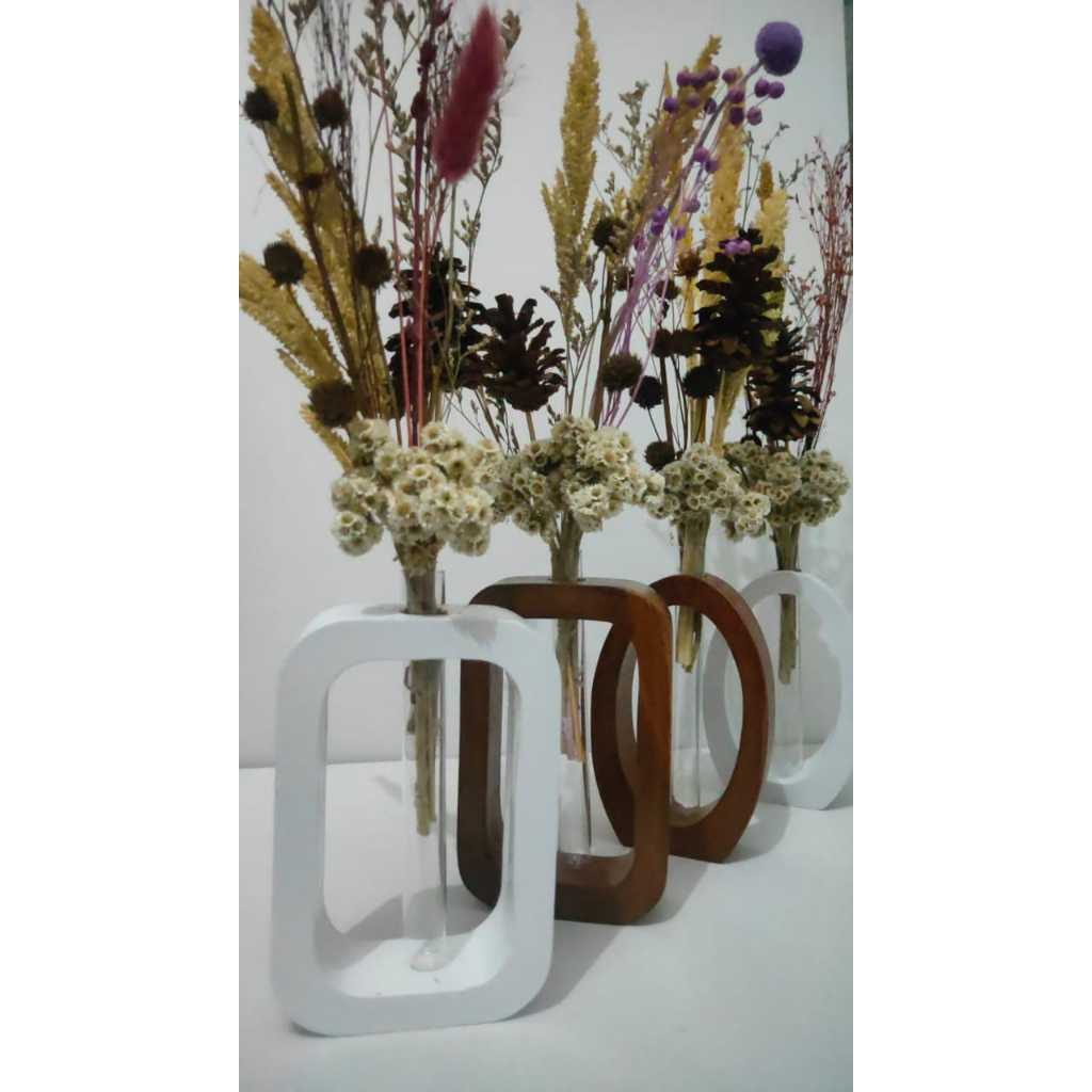 Jual Vas Bunga Kering /Vase bunga kerung dengan Tabung Vas (tidak ...