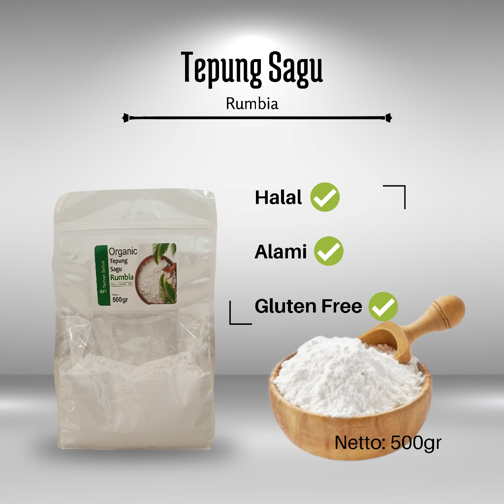 Jual 500 gr Tepung Sagu Rumbia (gluten free) | Shopee Indonesia