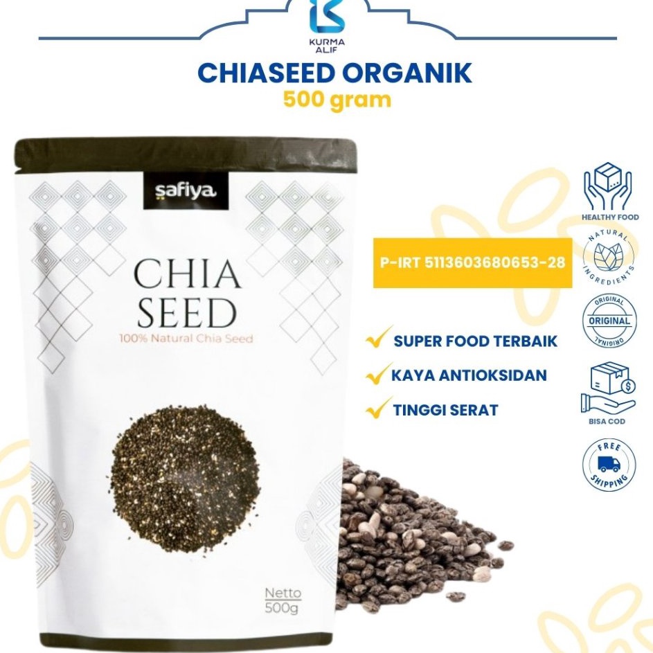 Jual Laris Biji Chia Seed 5 gr Premium Organic Black Chiaseed Original | Shopee Indonesia