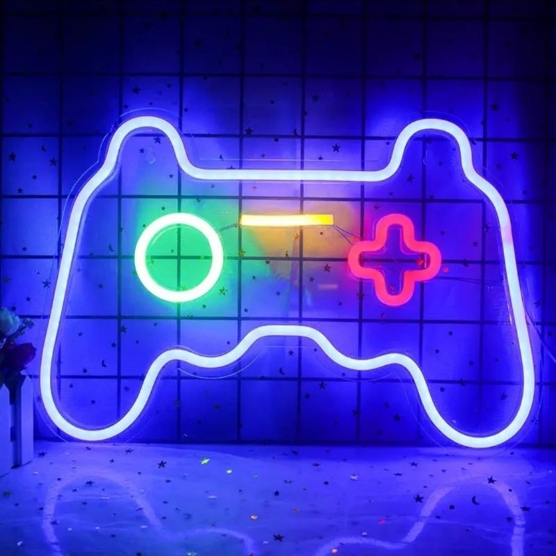Jual Dekorasi Ruangan Neon flex 12v Model Gamepad | Shopee Indonesia