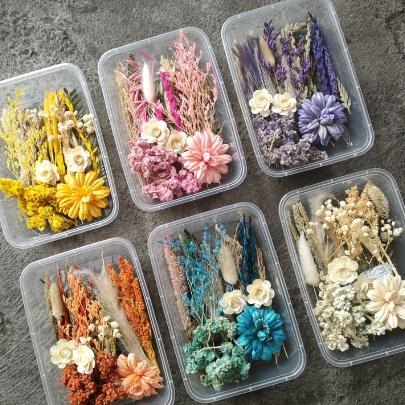 Jual PAKET BUNGA KERING SERUNI Paket bunga mahar dekorasi mahar paket ...