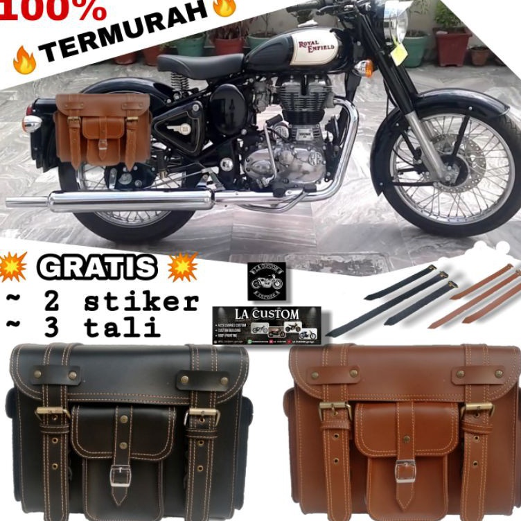Jual Tas motor Royal endfield RE w175 CB BMW NORTON BSA klasik motor ...