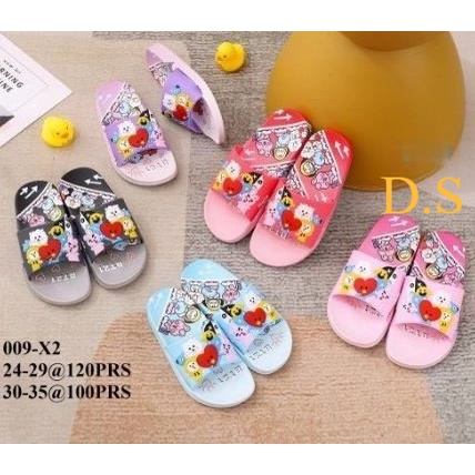 Jual SANDAL SIMPLE KARAKTER BT21 HITS - SANDAL ANAK KEREN.EMPUK,LUCU ...