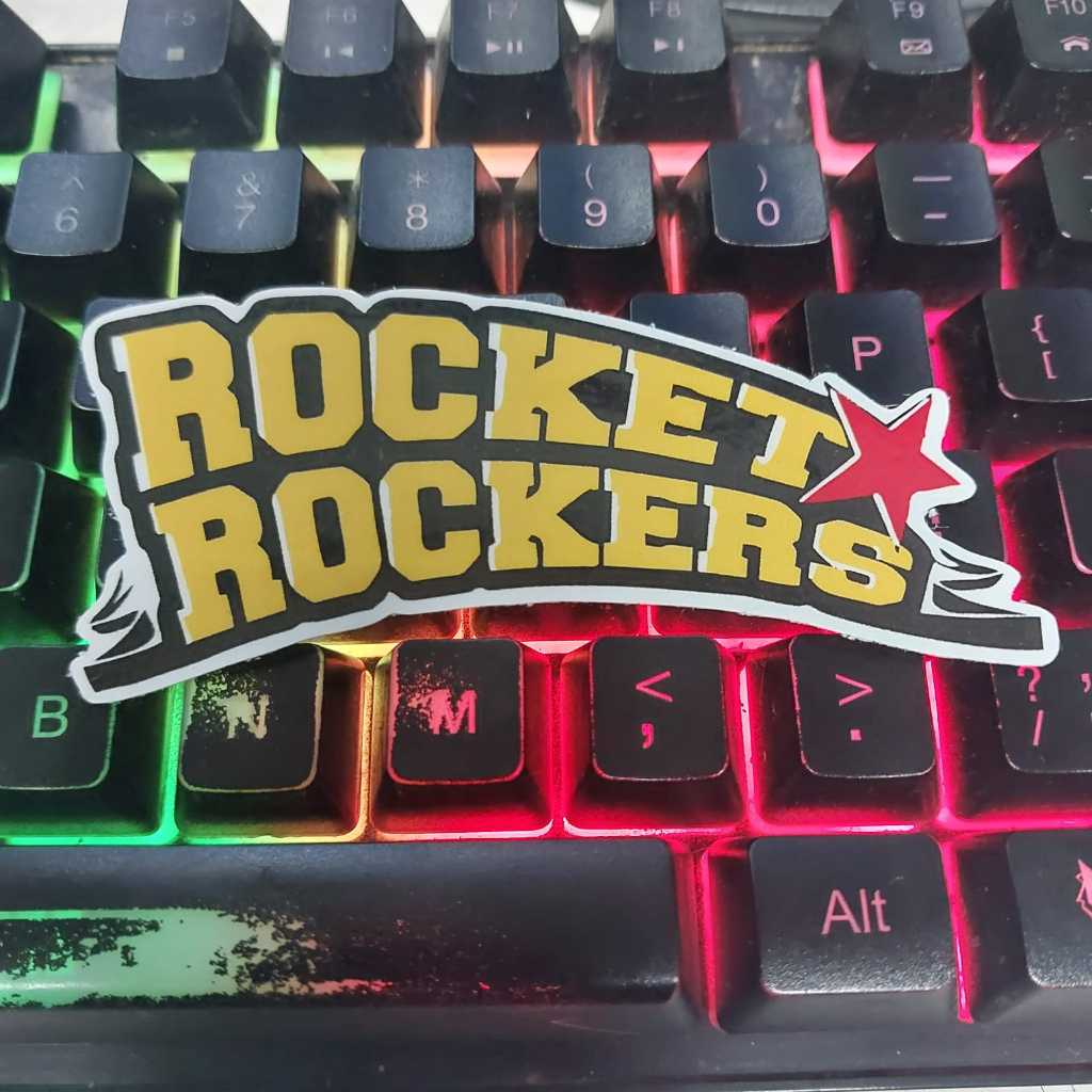 Jual ROCKET ROCKERS LOGO - STICKER CUTTING / METAL / BAND INDIE / POP ...