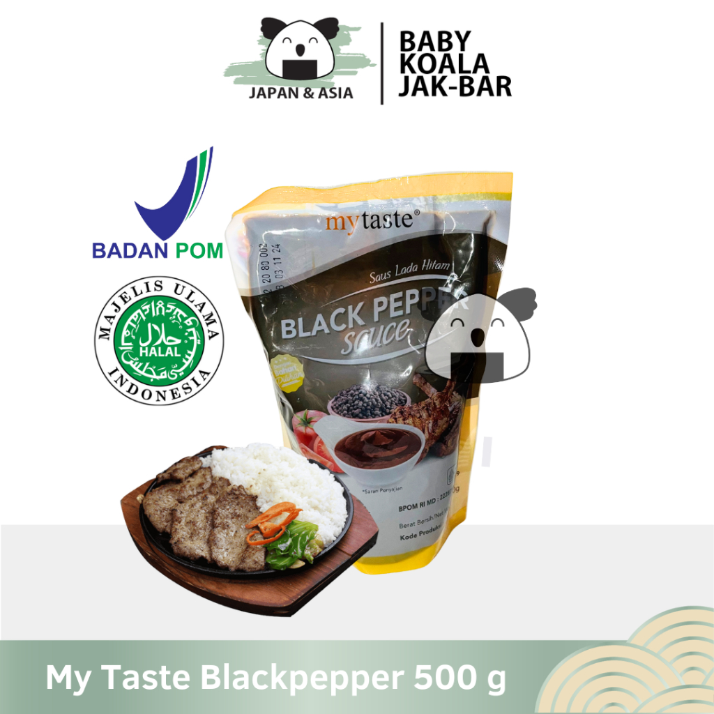 Jual MY TASTE Blackpepper Sauce 500 g Halal | Saus Cocol Rasa Lada ...