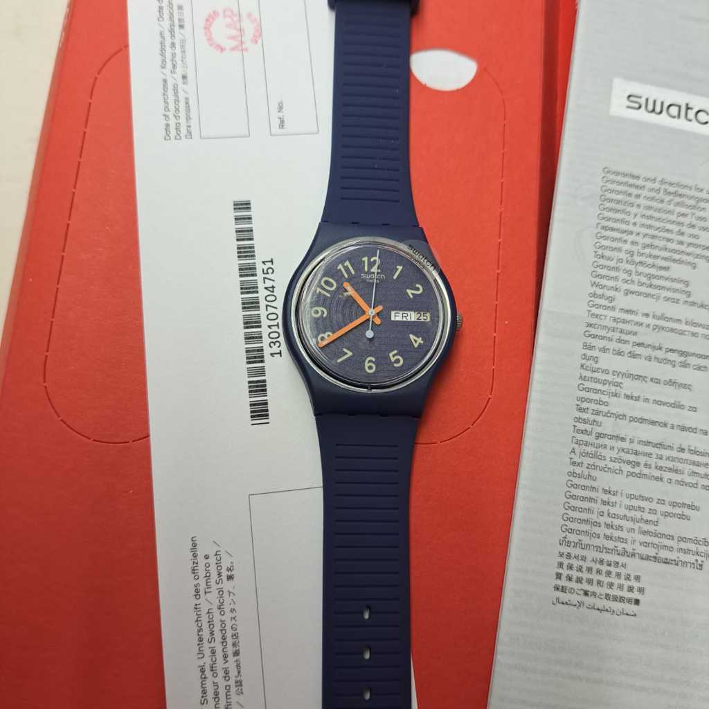 Jual SWATCH SO28I700 Lines At Night Jam Tangan Analog Original | Shopee ...