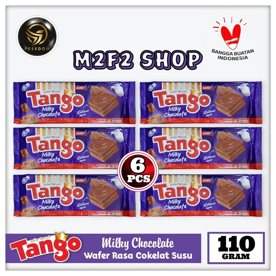 Jual Tango Wafer Milky Chocolate BITE SIZE | Cokelat Susu - 110 gr ...