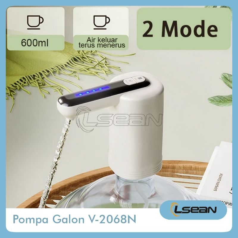 Jual POMPA GALON ELEKTRIK AUTOMATIC DOUBLE PUMP DISPENSER GALON V-2068 ...