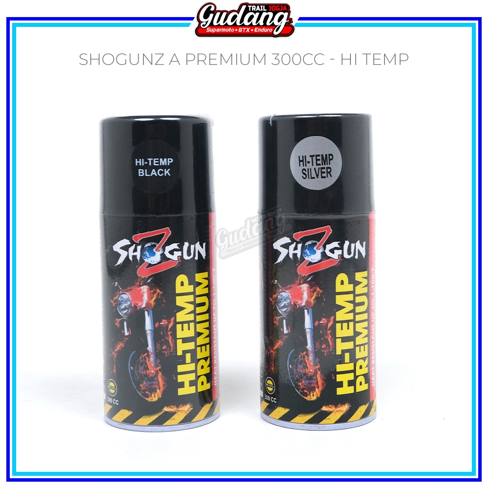 Jual Cat Semprot Pilok Pilox Shogun Z Acrylic Premium Hi-temp Silver & Black Cat khusus tahan ...