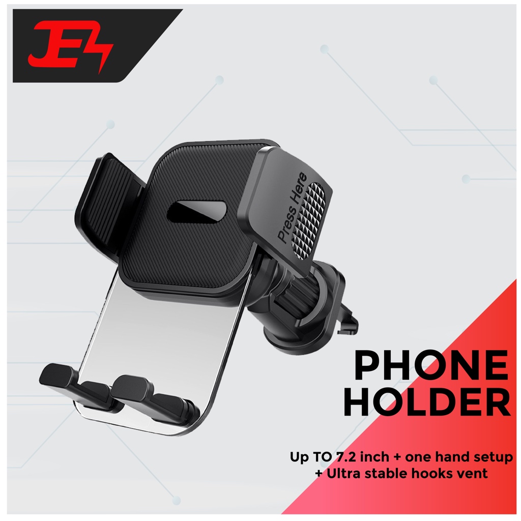 Jual JE CAR HOLDER AIR VENT METAL CAR MOUNT PHONE HOLDER MOBIL Dudukan ...