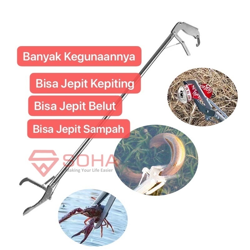 Jual PCK-12 Alat Penjepit Ular Reptil Tang Ular Tang Sampah Tongkat ...