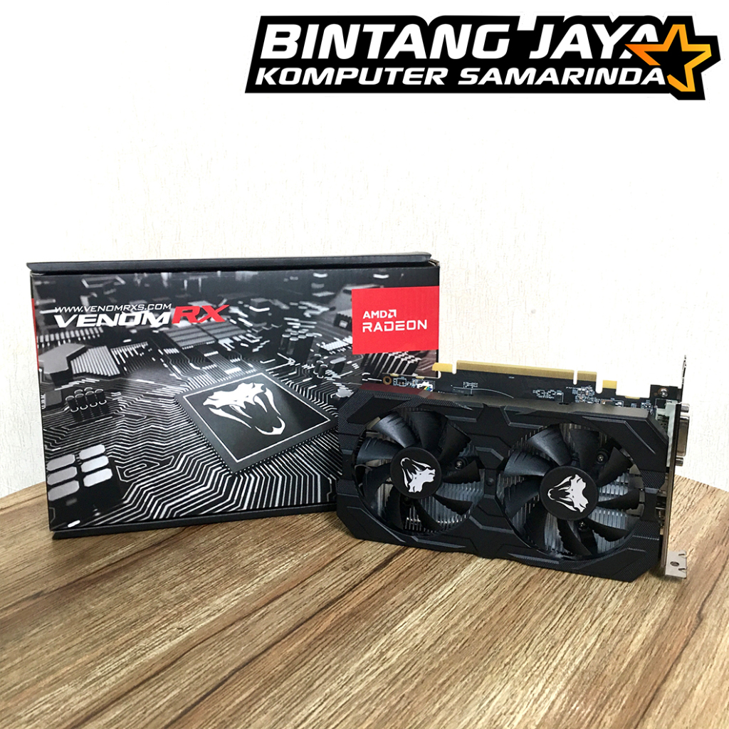 Jual VGA VenomRX AMD Radeon RX 580 GDDR5 8GB DVI + DP + HDMI | Shopee Indonesia