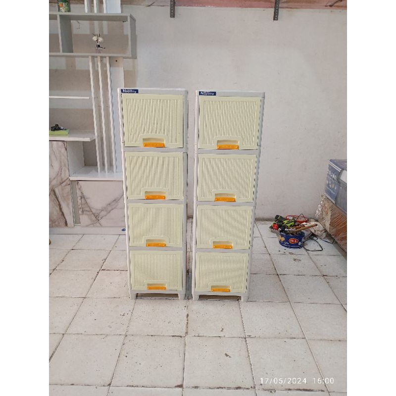 Jual Rak / Lemari / Loker 4 susun plastik Napolly | Shopee Indonesia