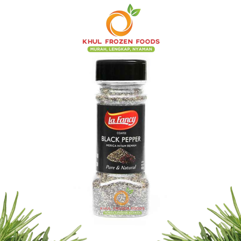Jual La Fancy Black Pepper Ground 57Gr / La Fancy Foods Merica Hitam ...