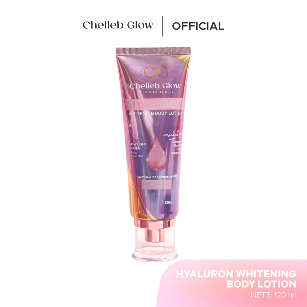 Jual Chelleb Glow Hyaluron Whitening Body Lotion 120ML | Shopee Indonesia