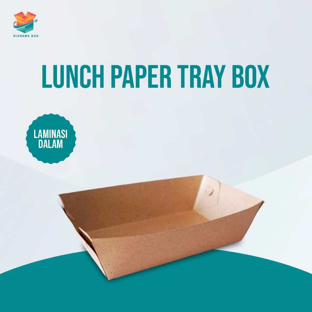 Jual Paper Tray | Food Tray | Piring Kertas | Lunch Paper Tray ...