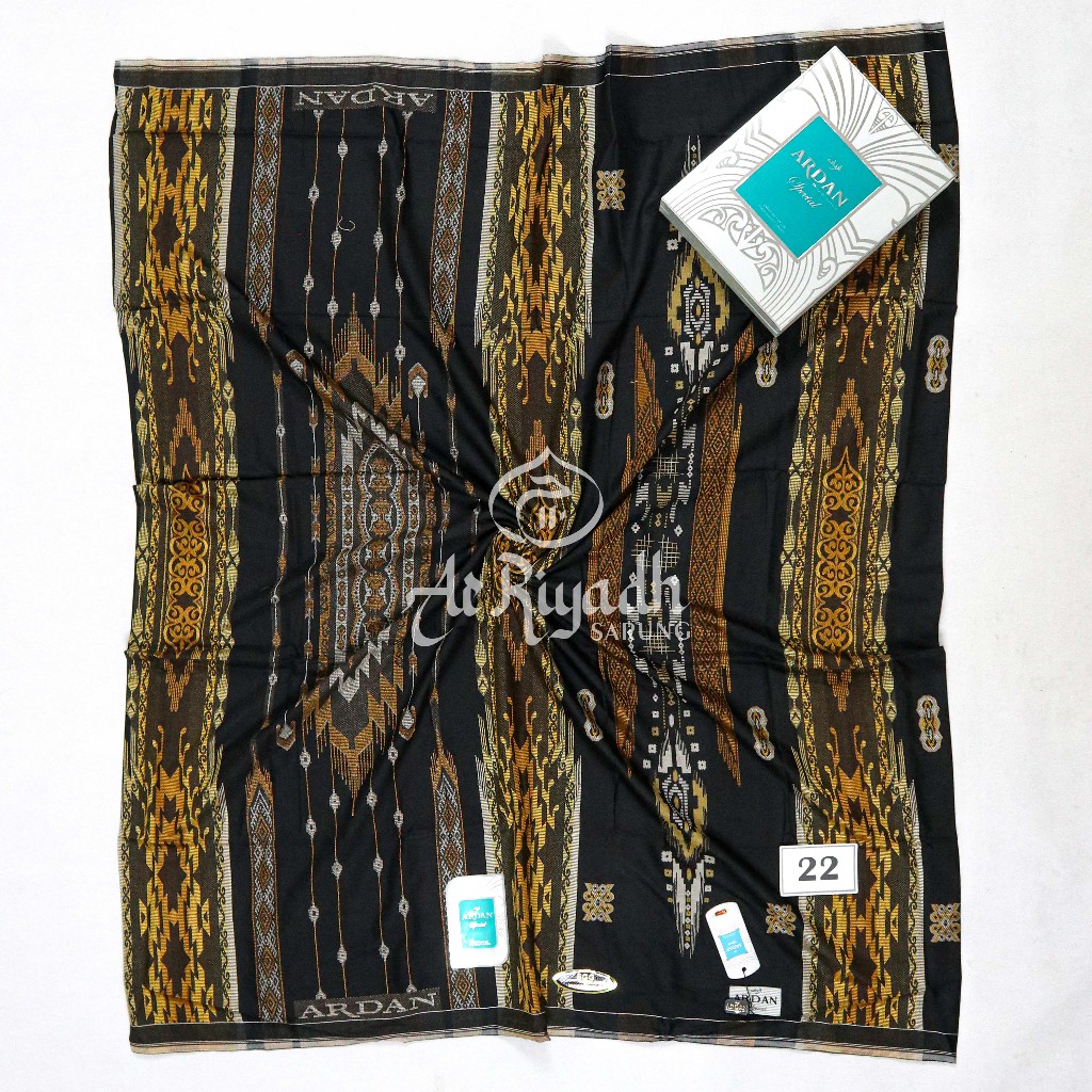 Jual Sarung Ardan Spesial Motif SGG Songket Gunung Galaxy Hitam Warna ...