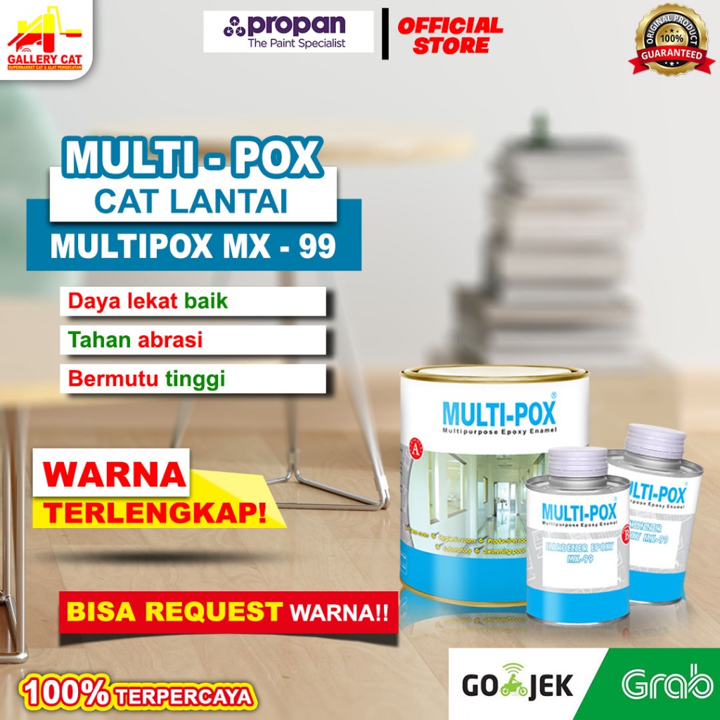 Jual TERMURAH cat lantai propan multipox mx-99 1ltr set | Shopee Indonesia